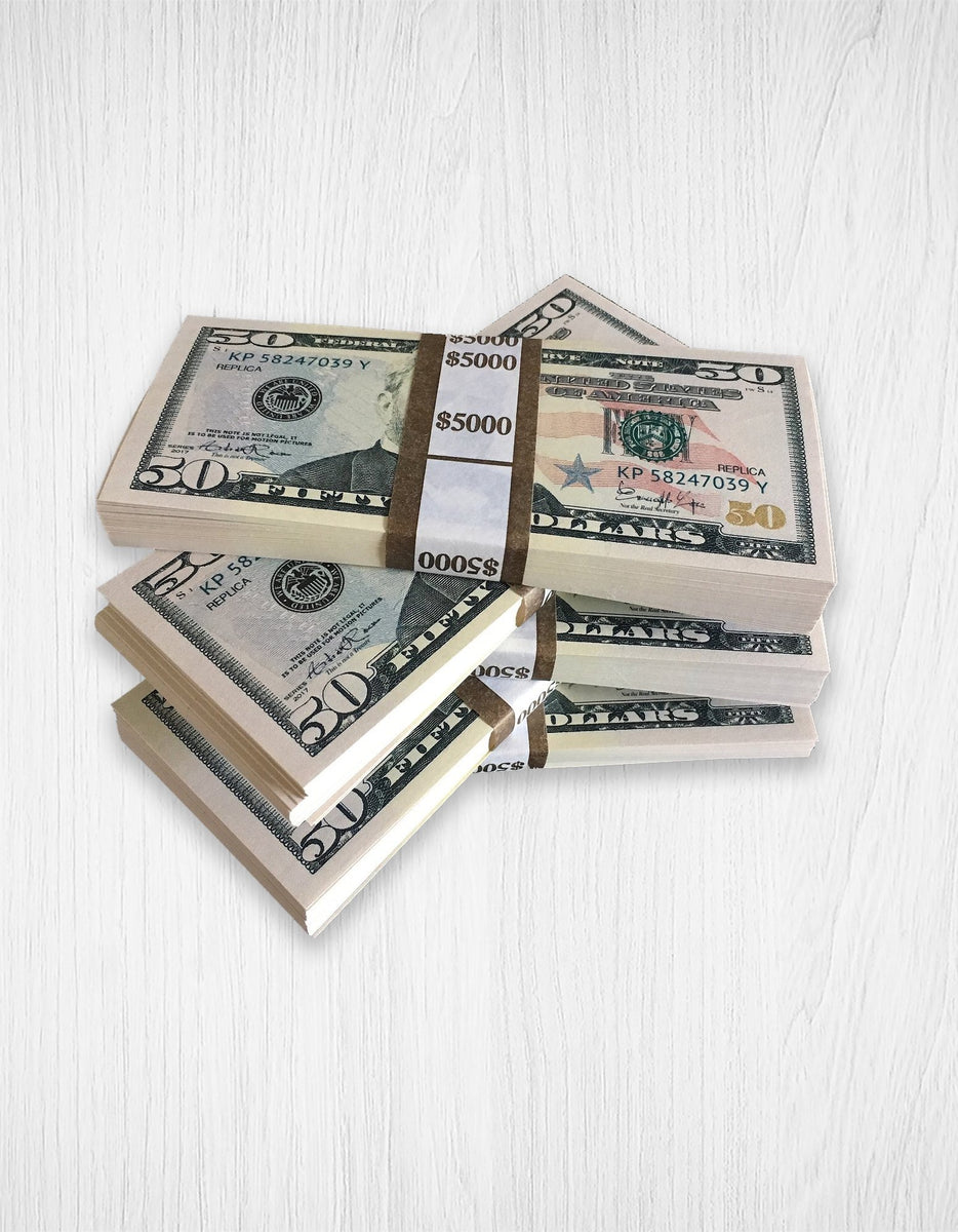 $25,000, 5 Stacks Bundle of 50s (New Style) - BuzzProps